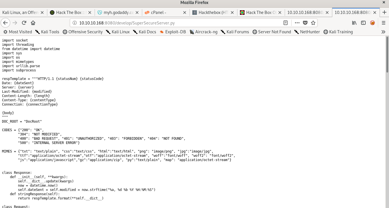 Hackthebox Obscurity writeup - WHATINFOTECH