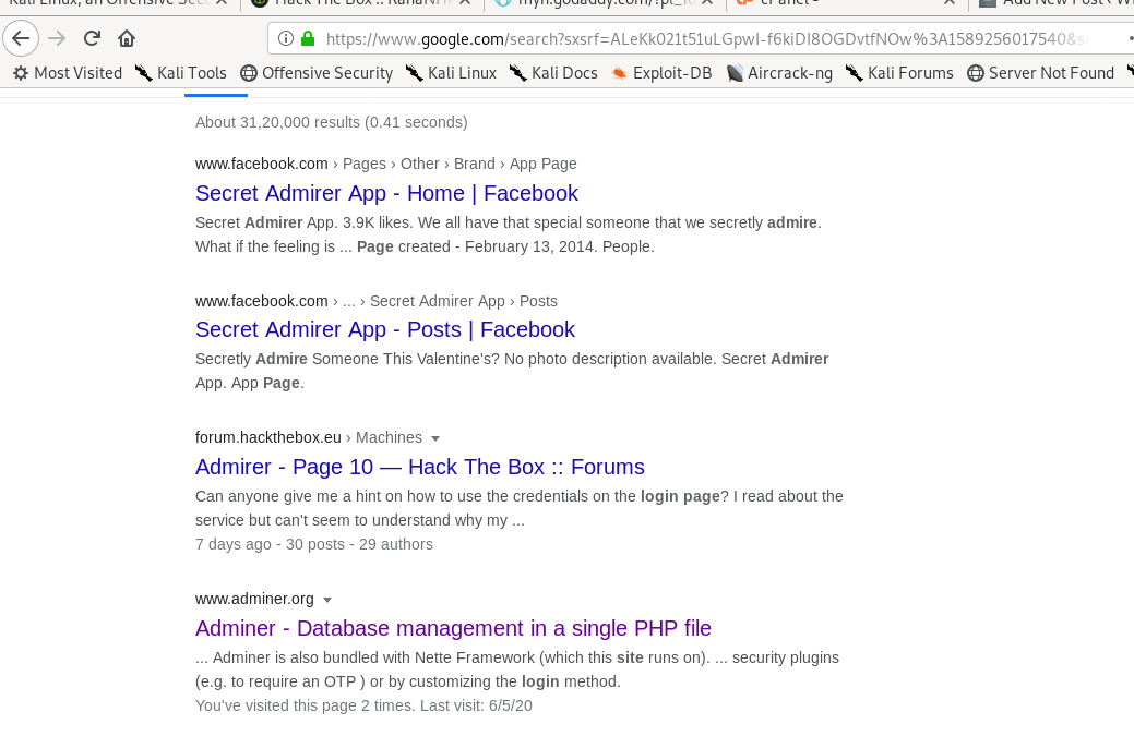 HackTheBox Admirer writeup - WHATINFOTECH