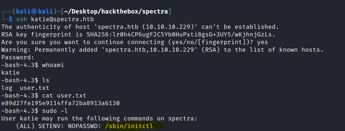 Hackthebox Spectra writeup - WHATINFOTECH