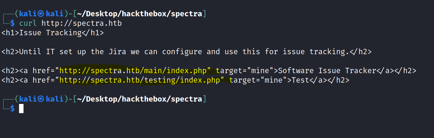 Hackthebox Spectra writeup - WHATINFOTECH